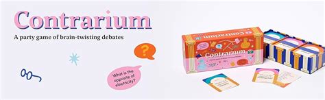 Contrarium A Party Game Of Brain Twisting Debates Dumas Miranda