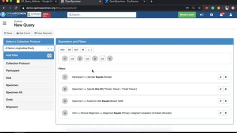 Openspecimen Training Reporting Youtube