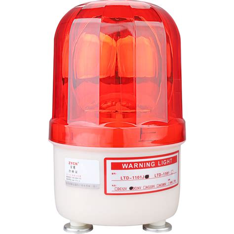 Lte 1101j声光报警器led警示灯闪烁灯爆闪旋转式警报灯220v24v12v虎窝淘