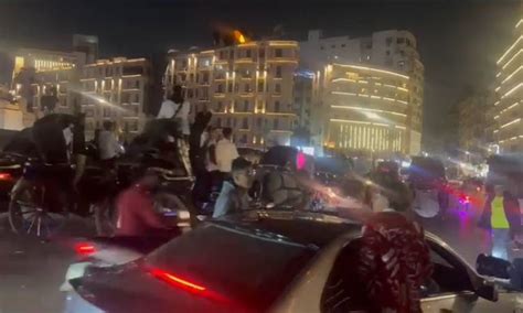 مسيرة حاشدة بالسيارات بميدان التحرير احتفالا بفوز السيسي بانتخابات