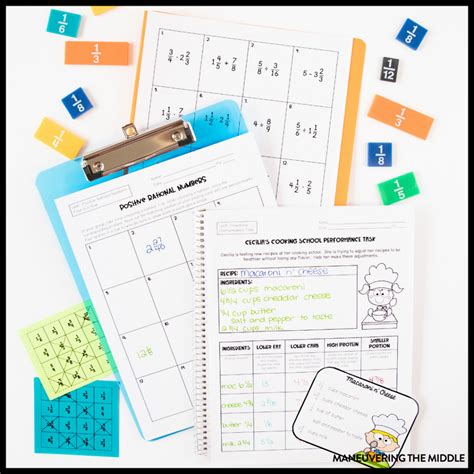 Adding And Subtracting Fractions With Models Maneuvering The Middle