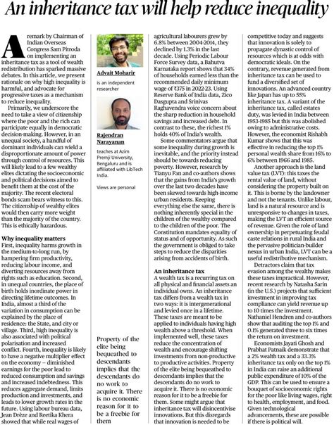 An Inheritance Tax Will Help Reduce Inequality Also Mentions Lvt R An Inheritance Tax Will Help Reduce Inequality Also Mentions Lvt R