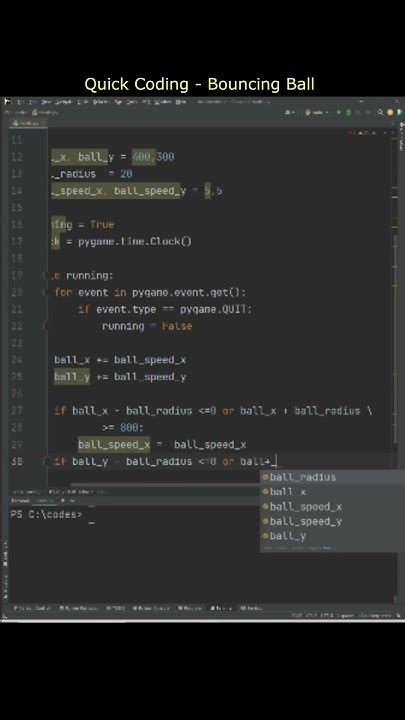 Create A Bouncing Ball Animation In Pygame Python Pygame