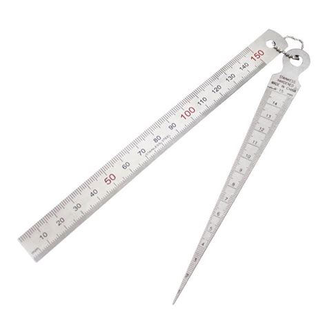 1 15mm Set Wedge Feeler Gauge Clearance Ruler Probe Taper Gauge Gap