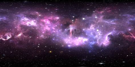 Sistema De 360 Grados Y Nebulosa Estelares Del Gas Mapa Del Ambiente