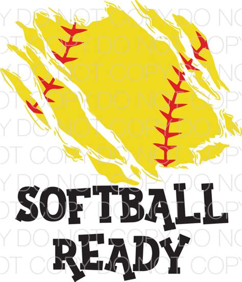 Softball Ready Dye Sub Heat Transfer Sheet Pretty Lil Things Plt