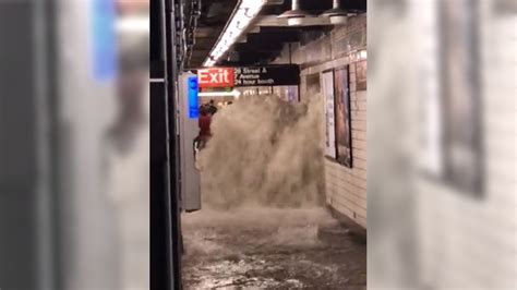 紐約暴雨地鐵湧噴泉 台人憶淹水驚魂夜│tvbs新聞網