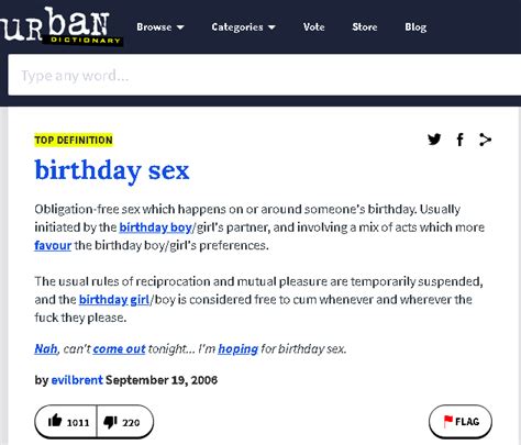 Birthday Sex Fact Or Fiction