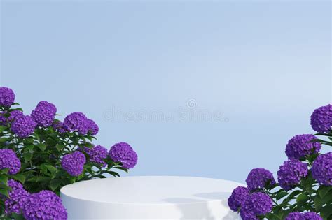 Podium Stage For Product Presentation Background Stock Illustration