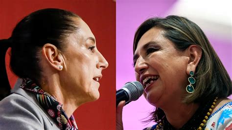 Xóchitl Gálvez Y Claudia Sheinbaum Mujeres En La Lucha Por 2024