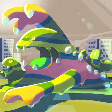 Alolan Muk And Alolan Grimer Pokemon Drawn By Monomopixiv106518051