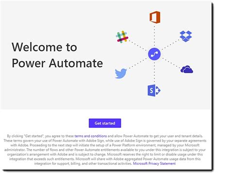 Enable The Power Automate Integration With Acrobat Sign