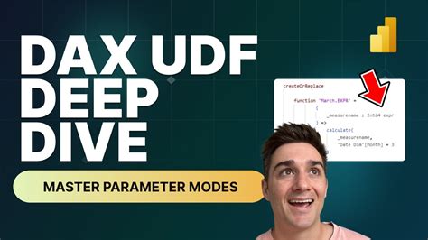 Eager Vs Lazy Execution In Dax User Defined Functions Udfs Youtube