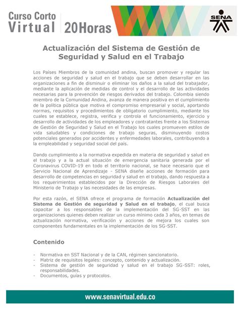 22620484 Actualizacion Del Sistema De Gestión De Seguridad Y Salud En
