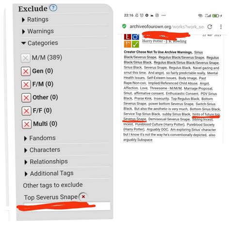That Moment When You Will Try To Exclude In Your Search For Fan Fiction