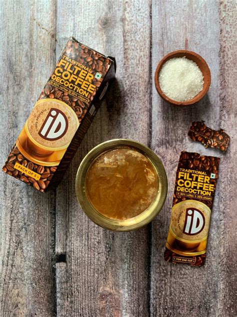 Traditional South Indian Filter Kaapi Using Id Filter Coffee Decoction