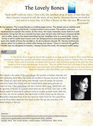 Book Quotes From The Lovely Bones Quotesgram