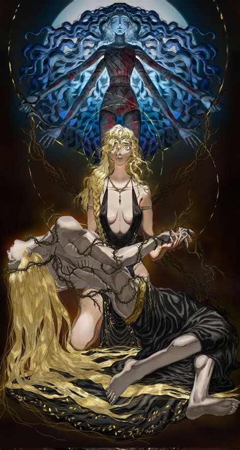 Ranni The Witch Queen Marika The Eternal And Godwyn The Golden Elden