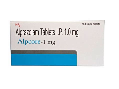 Alpcore 1mg 1mg Alprazolam Tablet Ksalol Newtech Lifescience Llp 106