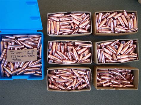 30 06 M118m72 And M2 Ball Projectiles