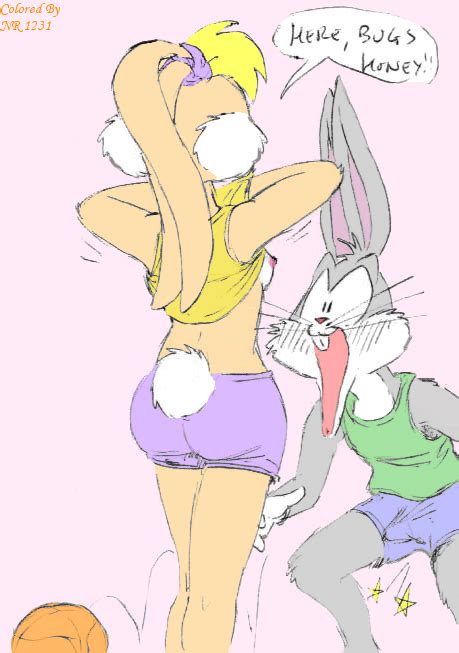 Rule 34 Anthro Asthexiancal Bugs Bunny Female Fur Furry Lola Bunny