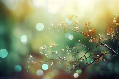 Premium Photo Nature Design With Bokeh Effect