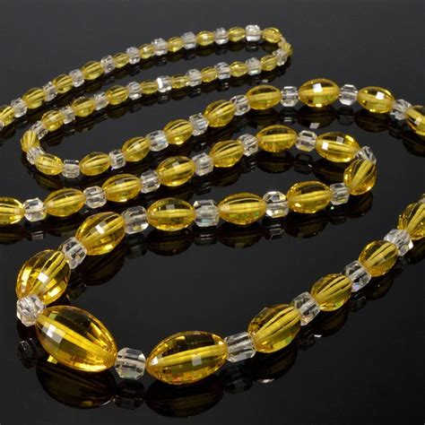Antique Flapper Bead Necklace Etsy