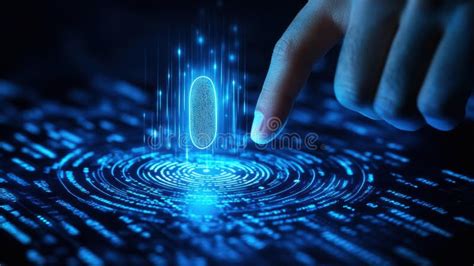 A Businessman Secures His Mobile Banking With Biometrics Utilizing