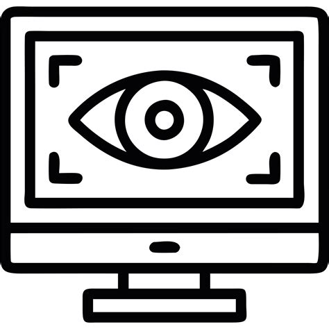 Ai Computer Vision Icon 58274046 Png