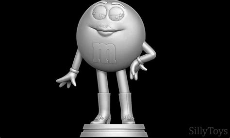 Ms Green Mandm´s 3d Print Model Zbrushcentral