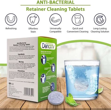 Retainer Cleaning Tablets Fresh Brite Stain Free For Invisalign
