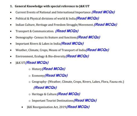 Jkssb Faa General Knowledge Current Events Physics