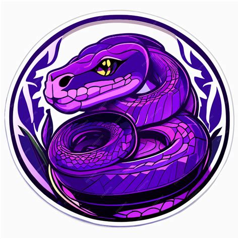 Premium Vector Amethystine Python Scrub Python Sticker Vector