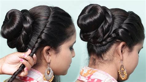 Best And Easy Juda Hairstyles Bridal Bun Hair Styles Juda
