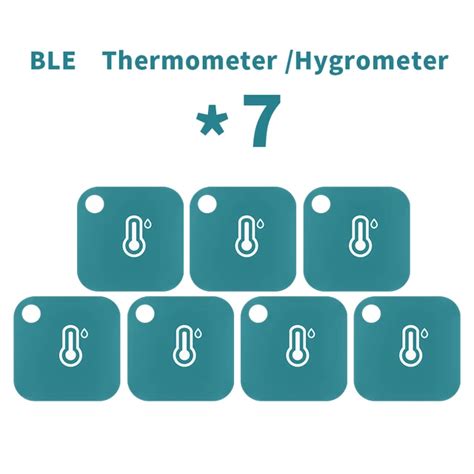 Jaalee Wireless Temperature Humidity Dewpoint VPD Smart Sensor Data