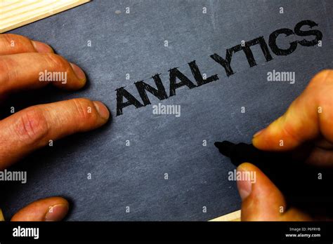 Word Writing Text Analytics Business Concept For Data Analysis