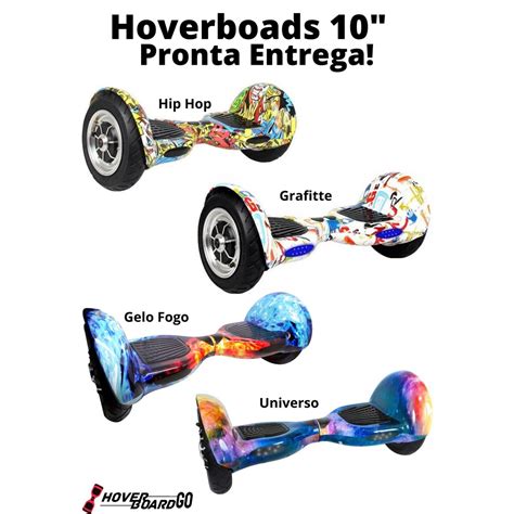 Skate Elétrico Hoverboard Grande 10 Polegadas Novo Original Bluetooth