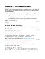 CSE 6040 Midterm 1 Docx Problem 4 Document Clustering Version 1 5