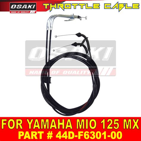 Osaki Motorcycle Throttle Cable For Yamaha Mio 125 Mx 44d F6301 00