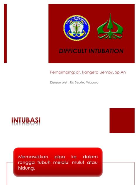 Difficult Intubation Pdf