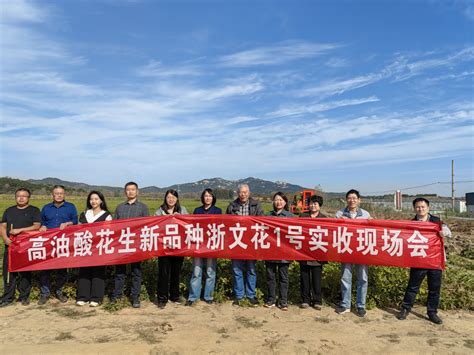 我校教授团队选育的高油酸花生新品种产量创高产纪录 浙江农林大学