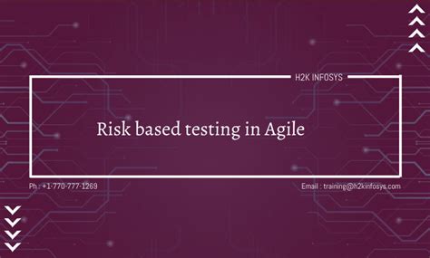 Risk Based Testing In Agile