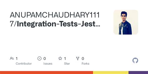 GitHub ANUPAMCHAUDHARY1117 Integration Tests Jest Supertest And