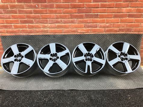 Refurbished Genuine Audi Five Spoke Alloy Wheels 18 Inch In Cathays