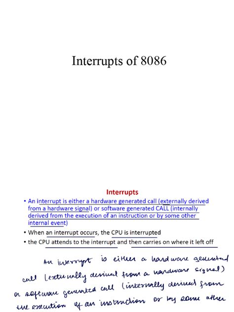 Interrupts Of 8086 Pdf