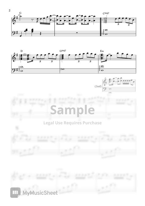 BTS Take Two 악보 by Kpop Piano
