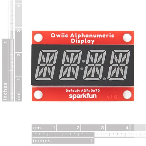 sparkfun qwiic alphanumeric display