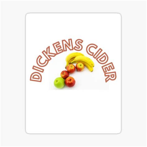 Dickens Cider Sticker For Sale By Ursappreal Redbubble
