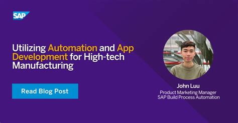 Sven Thomsen On Linkedin Utilizing Automation And App Development For High Tech Manufacturing