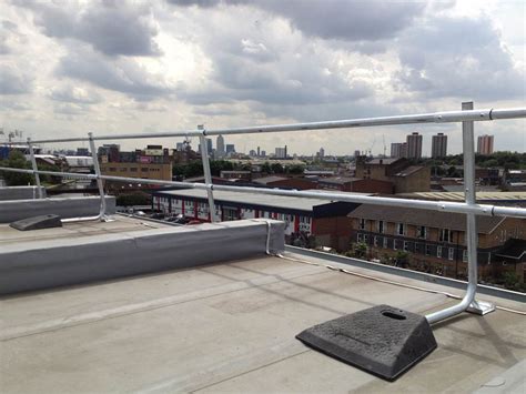 Freestanding Guardrail Roof Edge Protection Heightsafe Systems